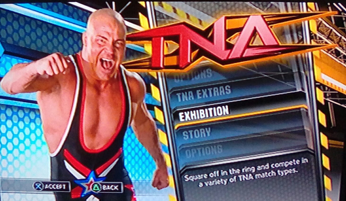 Retro Wrestling Game Review - TNA Impact - PS2 - G. Badger's Puro ...